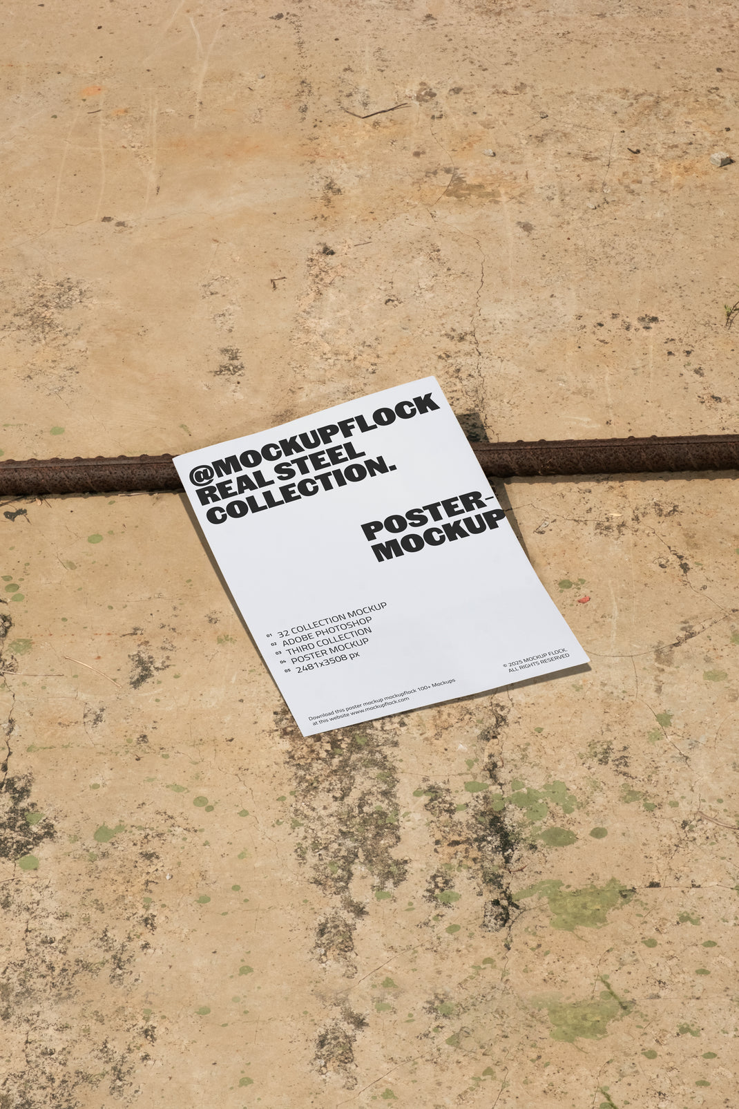 RS Poster 02 Mockup – High Resolution PSD Poster Template – Mockup Flock